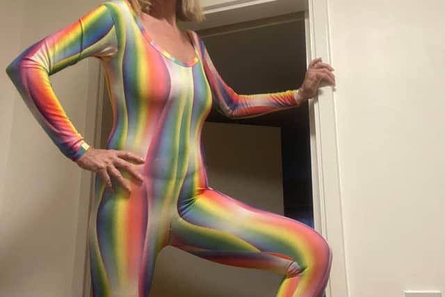 Rainbow Leotard Designd By Mary Quant Up For Auction